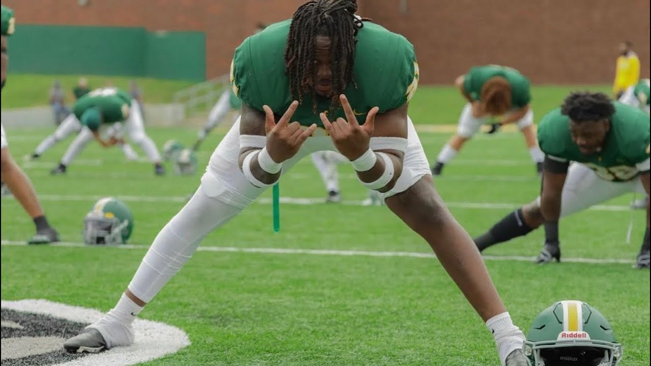 Jaylen Johnson LB Kentucky State University Highlights - YouTube