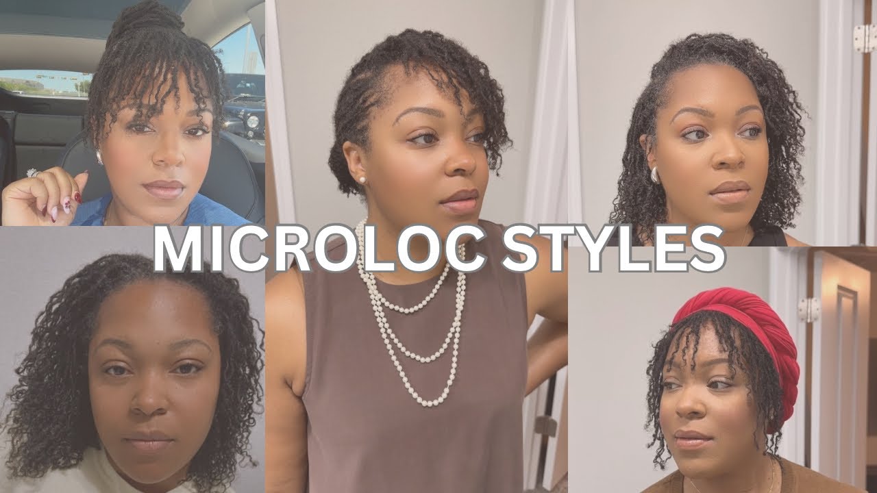 Microlocs Hairstyles I've Tried - YouTube