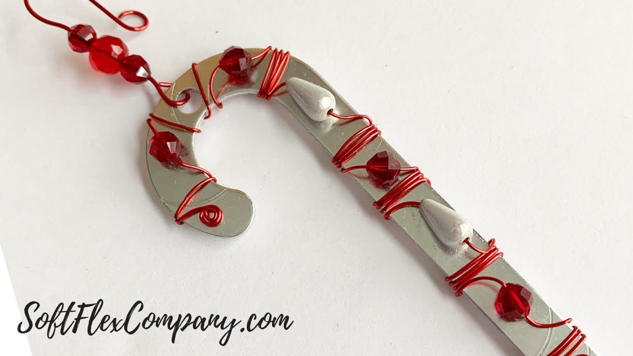 Wire Wrap a Candy Cane Ornament with Soft Flex Craft Wire: Free Spirit ...