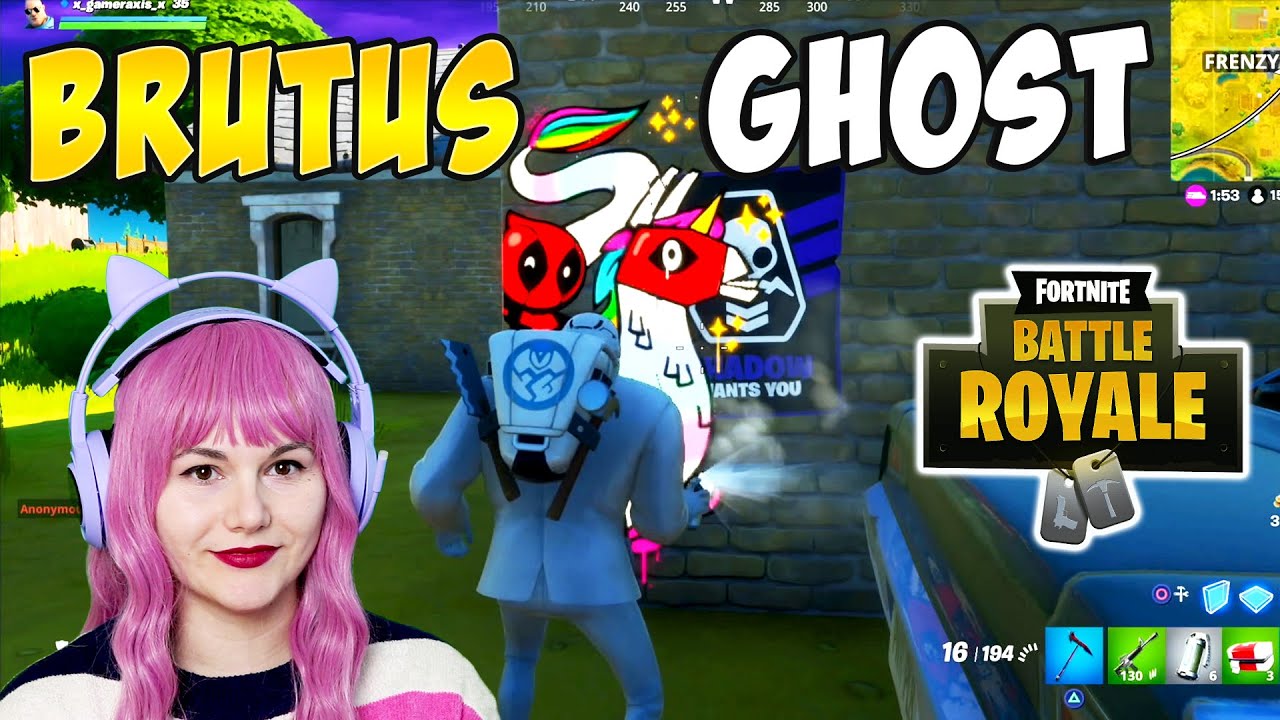 Fortnite New Season - Top3 - Brutus Ghost Skin Battle Royale PS4 Pro ...