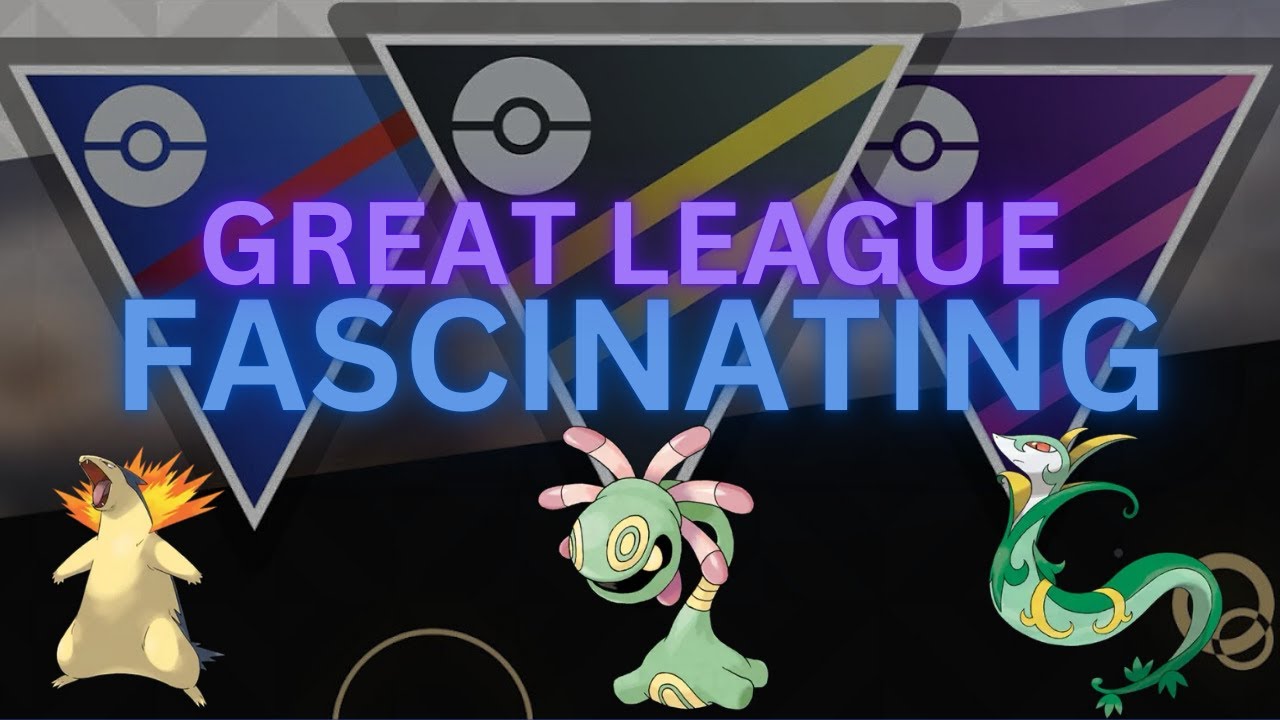 Great League SHADOW Typhlosion Cradily Serperior team is FASCINATING in ...