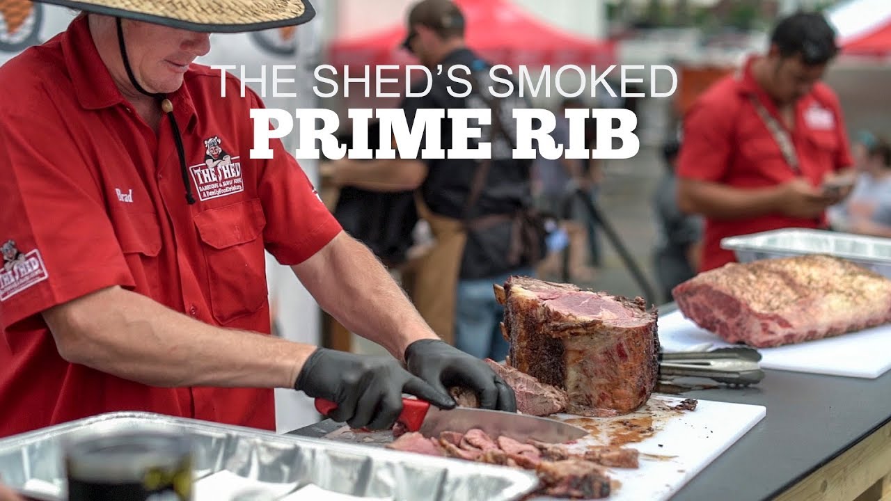 Smoked Prime Rib With The Shed - YouTube