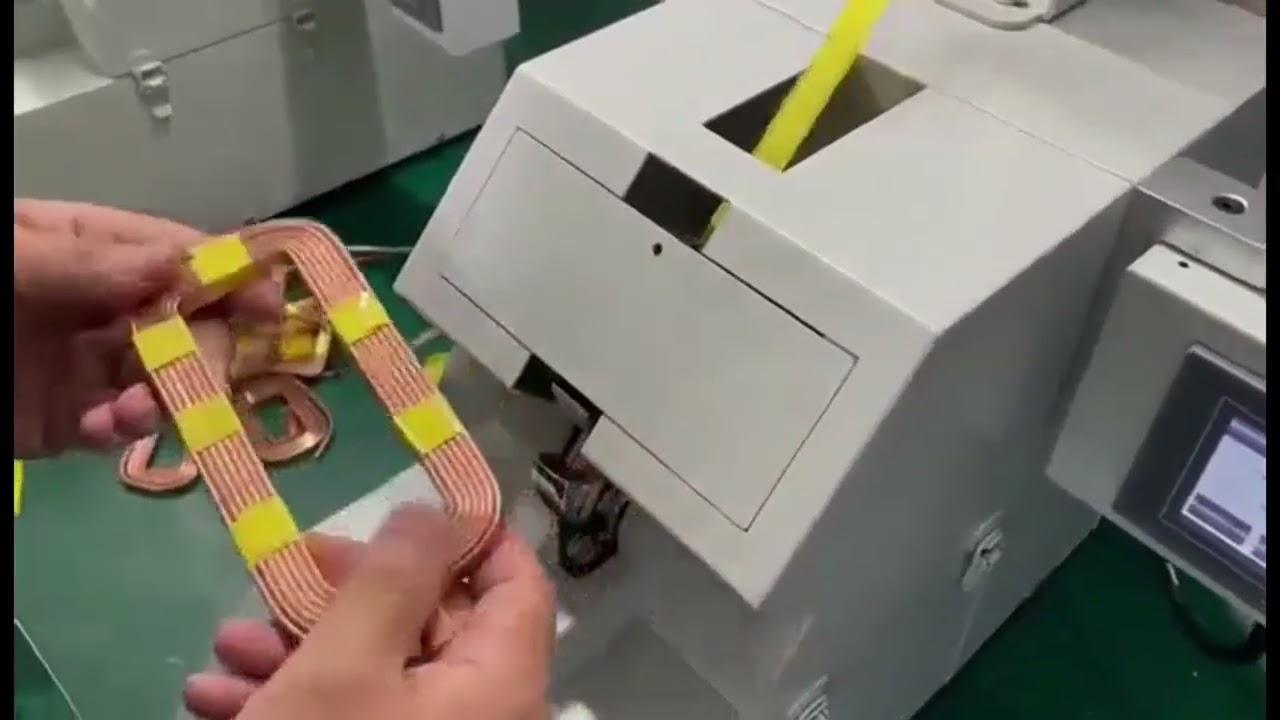 LD-909M (Automatic Coil Internal-Winding Tapping Machine) - YouTube