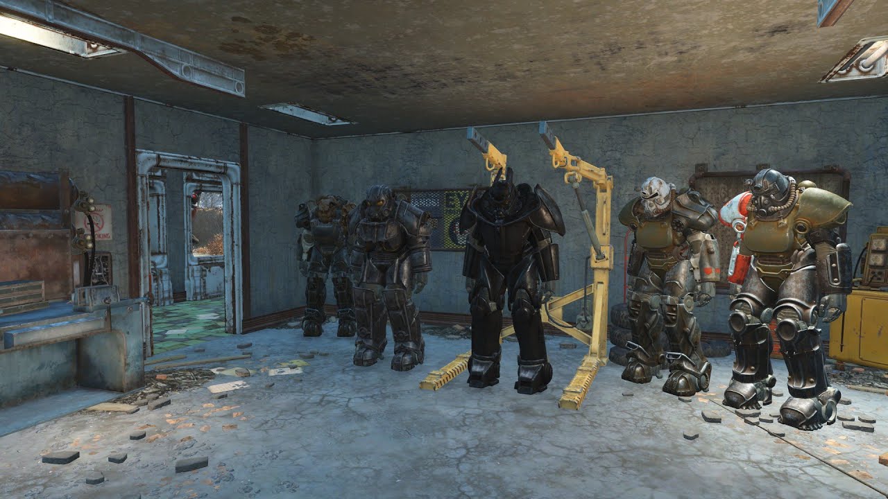 Fallout 4 next gen update - Power armour and Killing pyro - - YouTube