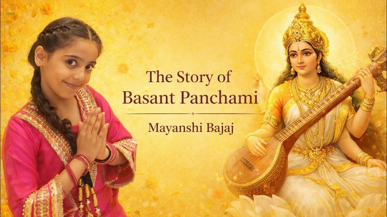How Goddess Saraswati Was Born? The Story of Basant Panchami 🦢 - YouTube