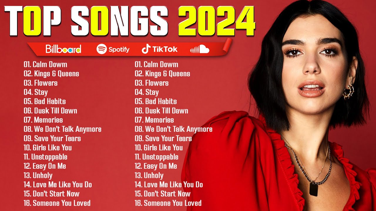 Billboard top 100 this week - Top Hits 2024 - Selena Gomez, Miley Cyrus ...