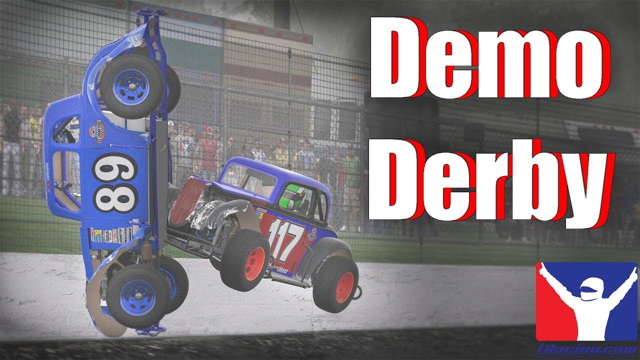 Demo Derby | Legends @ Concord | iRacing - YouTube