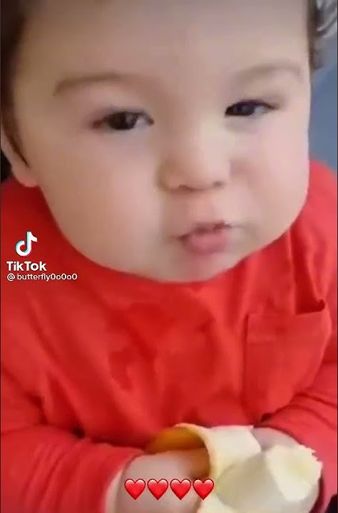 Cute baby tik tok video goes viral - YouTube