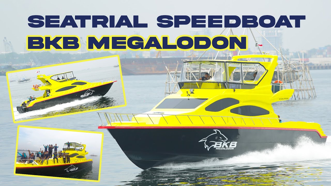 SEATRIAL FISHING BOAT SEMI YACHT BKB MEGALODON | PRODUKSI SHAN MARINE ...
