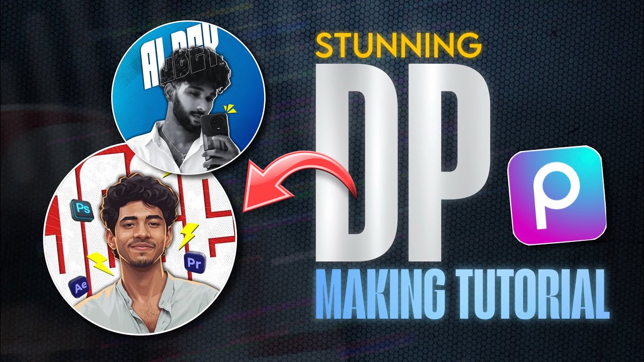 VIRAL DP MAKING TUTORIAL | INSTAGRAM PROFILE PICTURE EDITING TUTORIAL ...