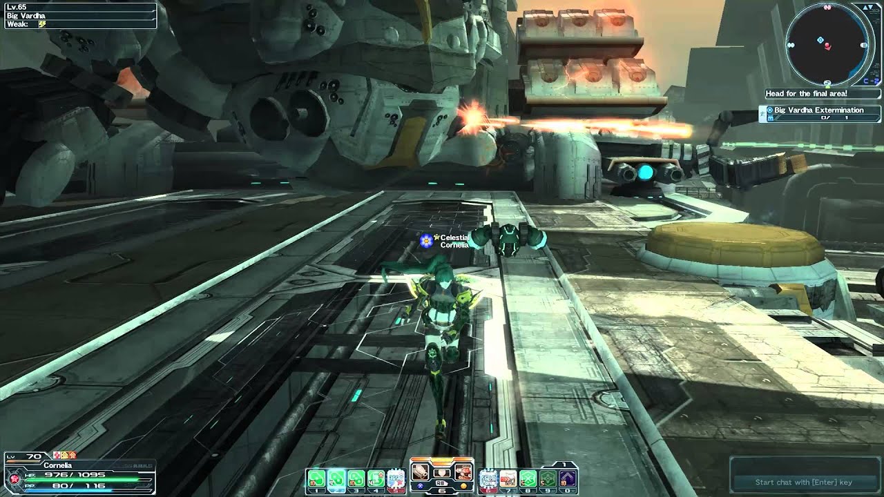 [PSO2] Big Vardha Super Hard -- Wired-Lance - YouTube