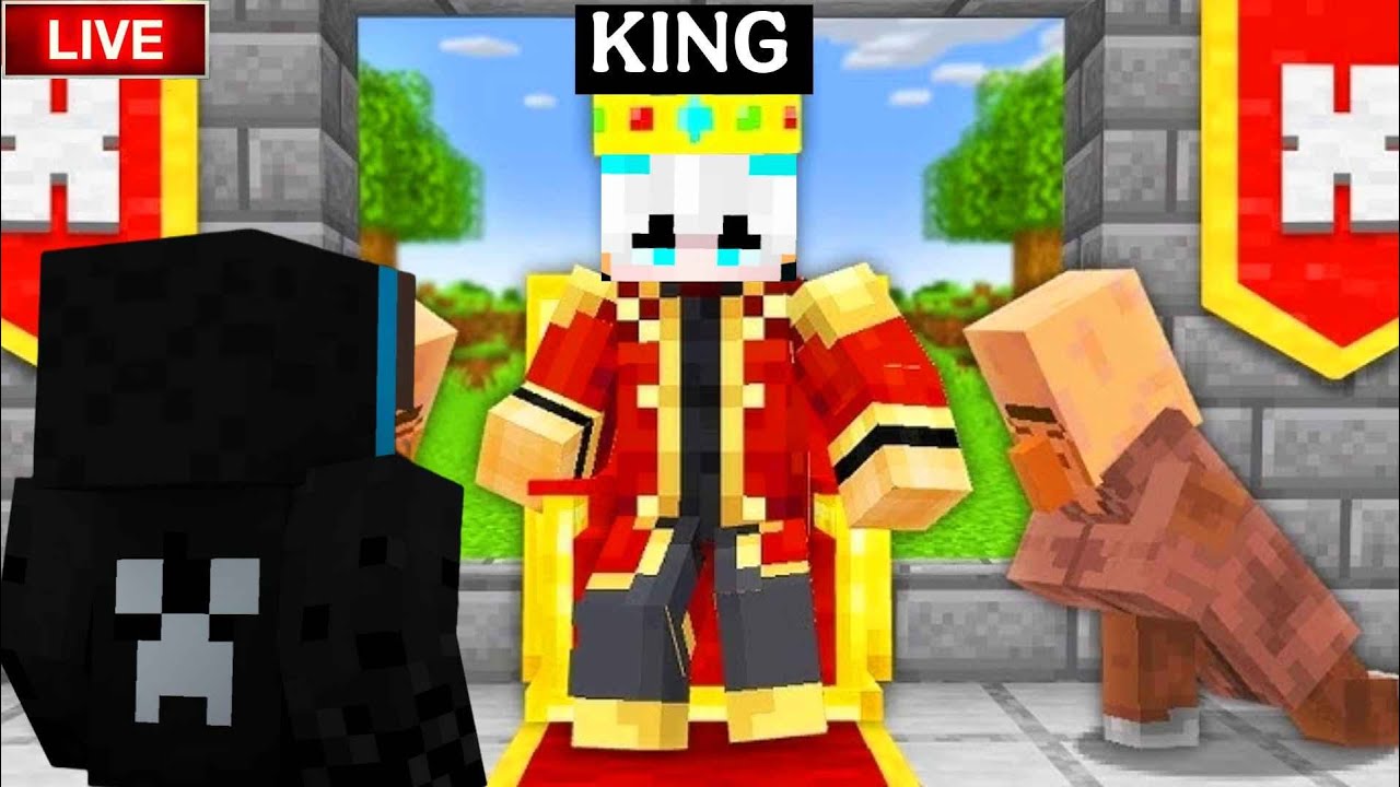 MY MASTERPLAN TO CAPTURE KING IN MINECRAFT PUBLIC SERVER 1.21/1.22 ...