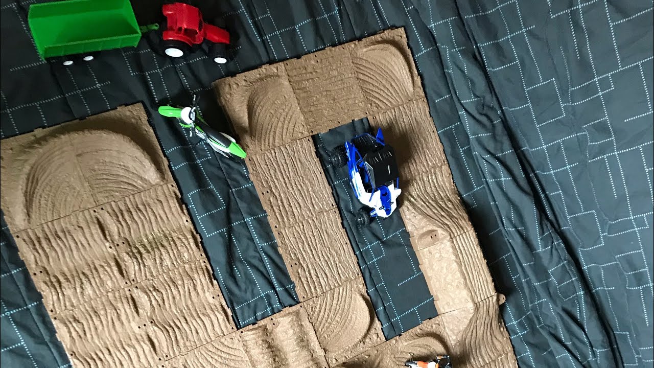 Toy Dirt Bike Track Pt.3 - YouTube