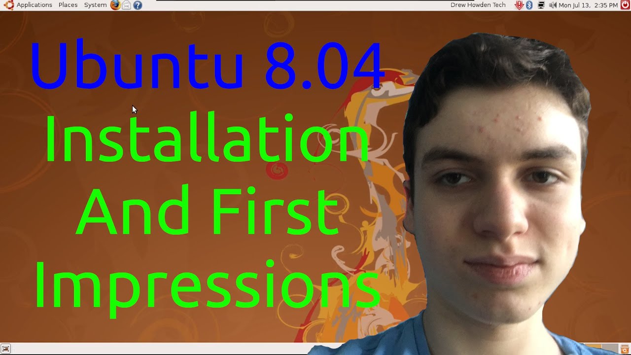 Ubuntu 8.04 Installation and First Impressions (in 2020) - YouTube