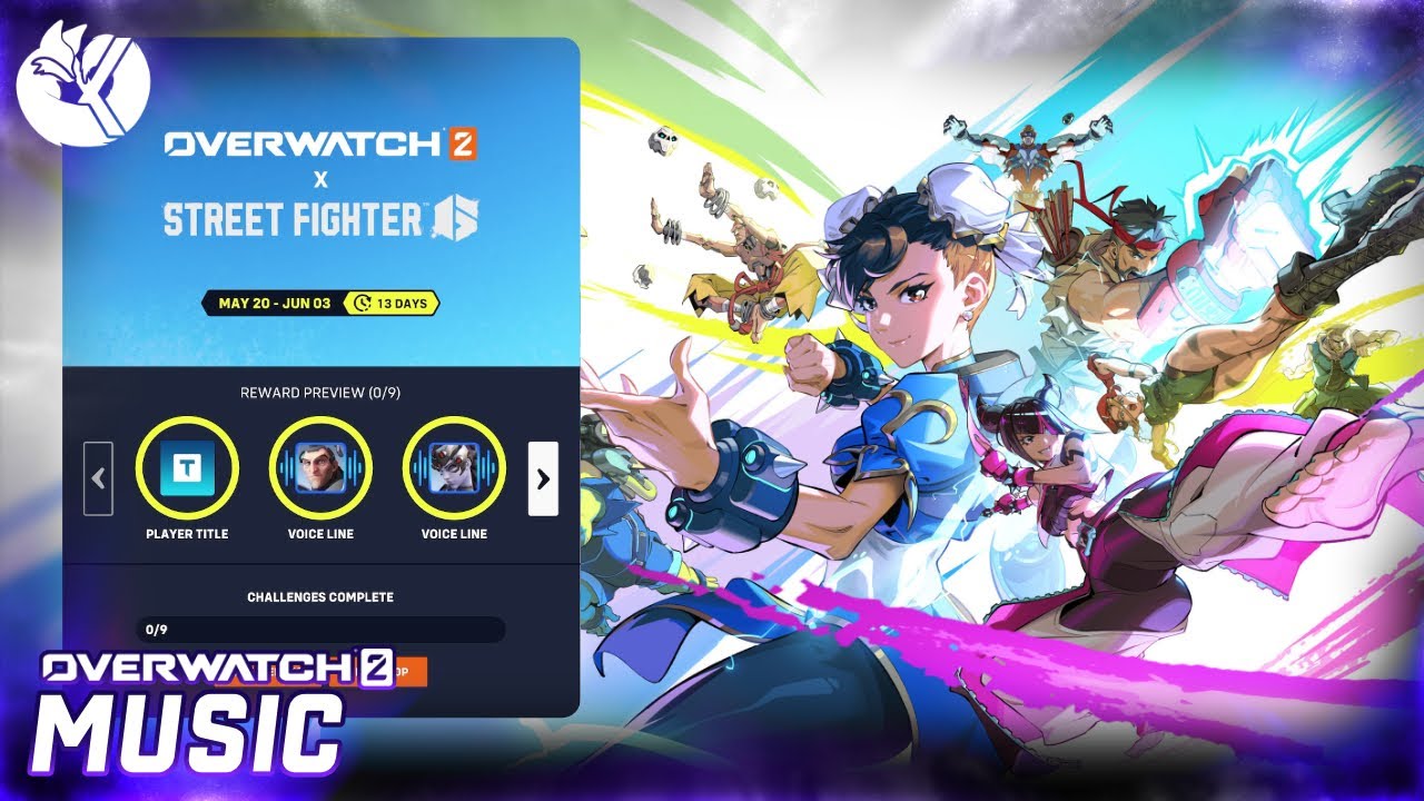 Event Menu Music | Overwatch 2 x Street Fighter 6 - YouTube