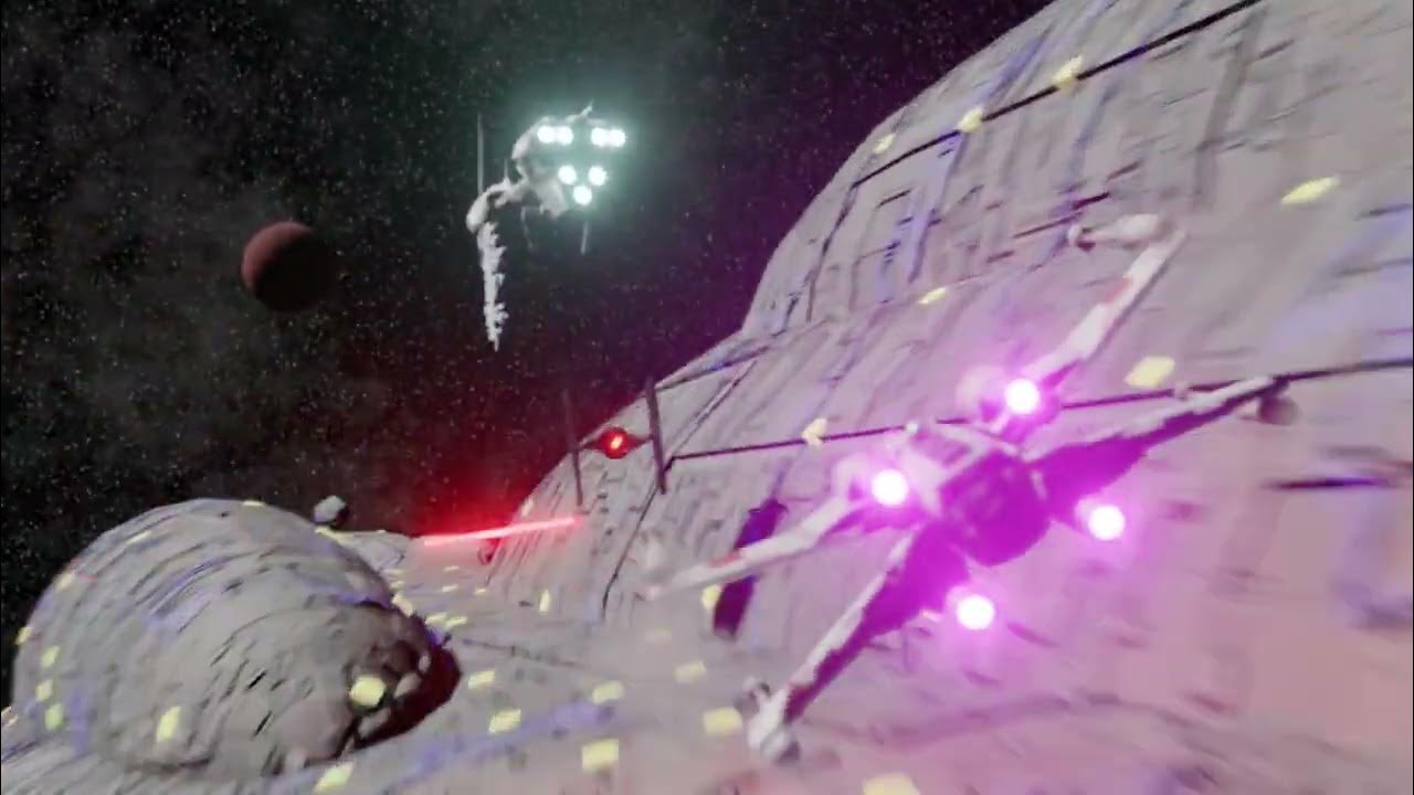 Star Wars Space Combat (Blender) - YouTube