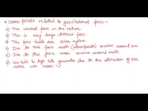 9 PHY CH3 PART2 POINT FOR GRAVITATIONAL FORCES | GRAVITATION | ASHEESH RAI