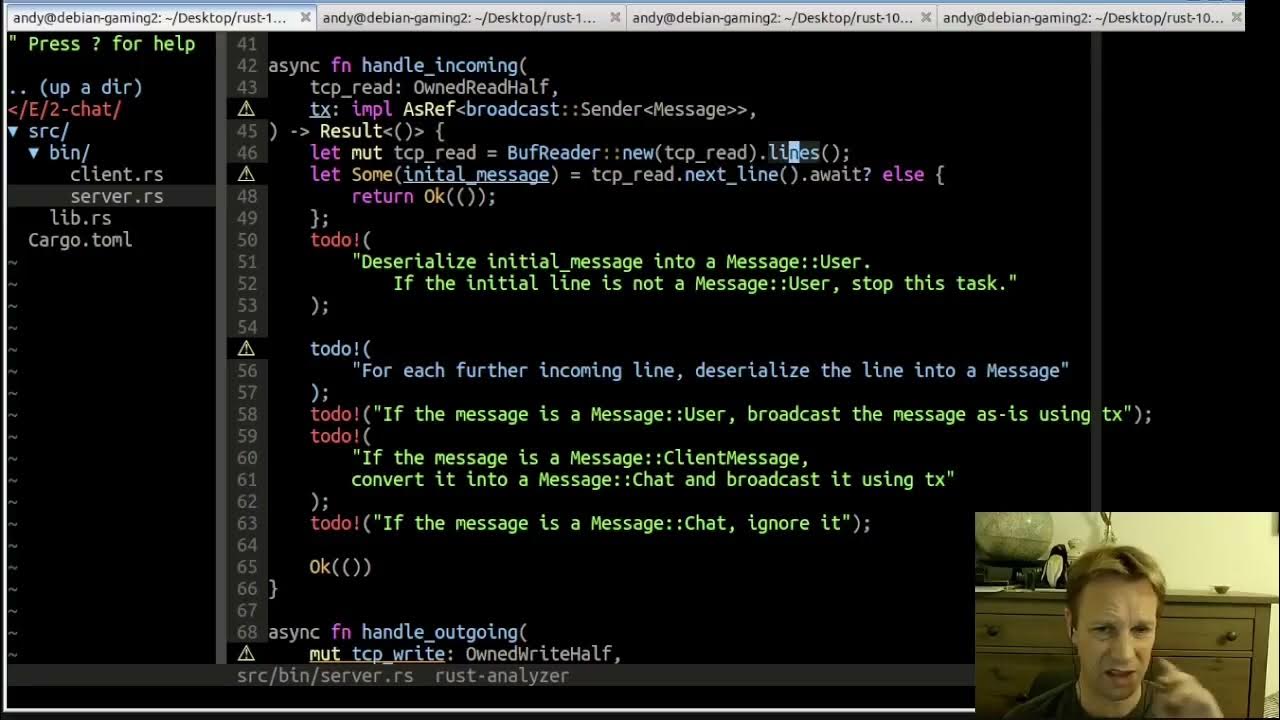 Rust 101 - 40: Exercises for module E (q2a) - YouTube