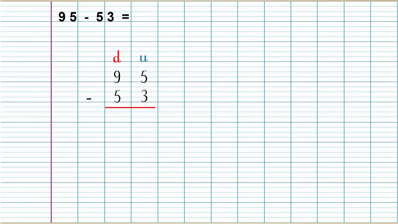 Vidéo4 27 avril la soustraction posée - YouTube