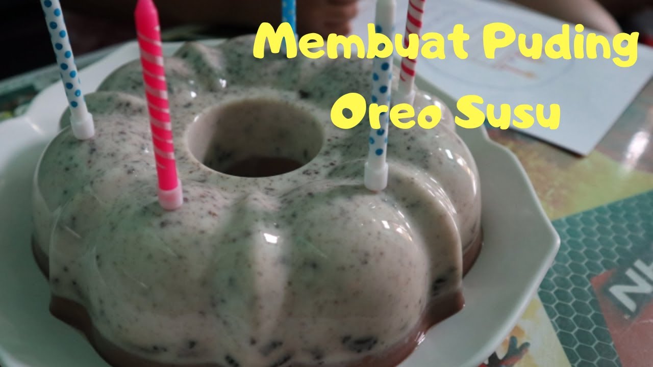 Membuat Puding Oreo Susu - YouTube