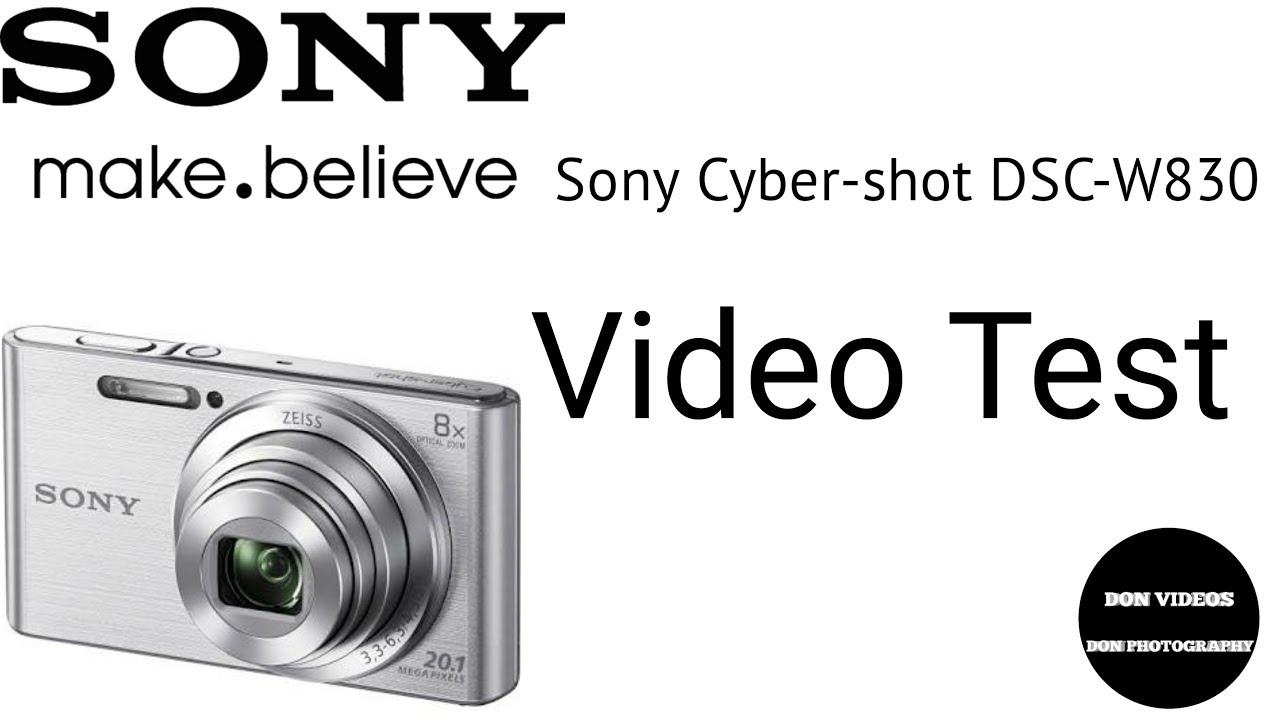 SONY Cyber Shot DSC-W830 | Video Sample - YouTube