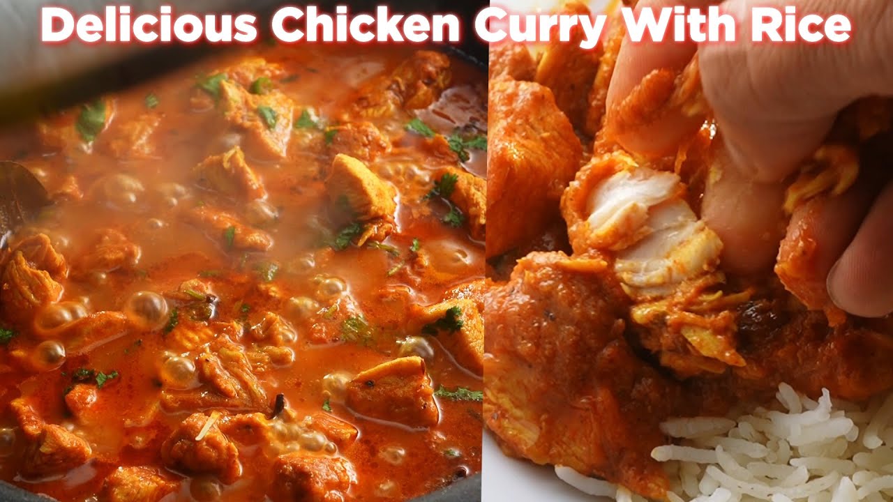 Weeknight Chicken Curry Dinner with Rice - YouTube