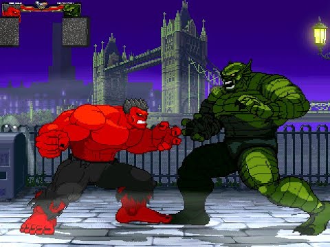 (Mugen)Red Hulk vs Abomination - YouTube
