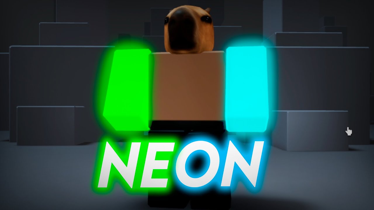 COMO PONER COLORES NEON A UN AVATAR DE ROBLOX - YouTube