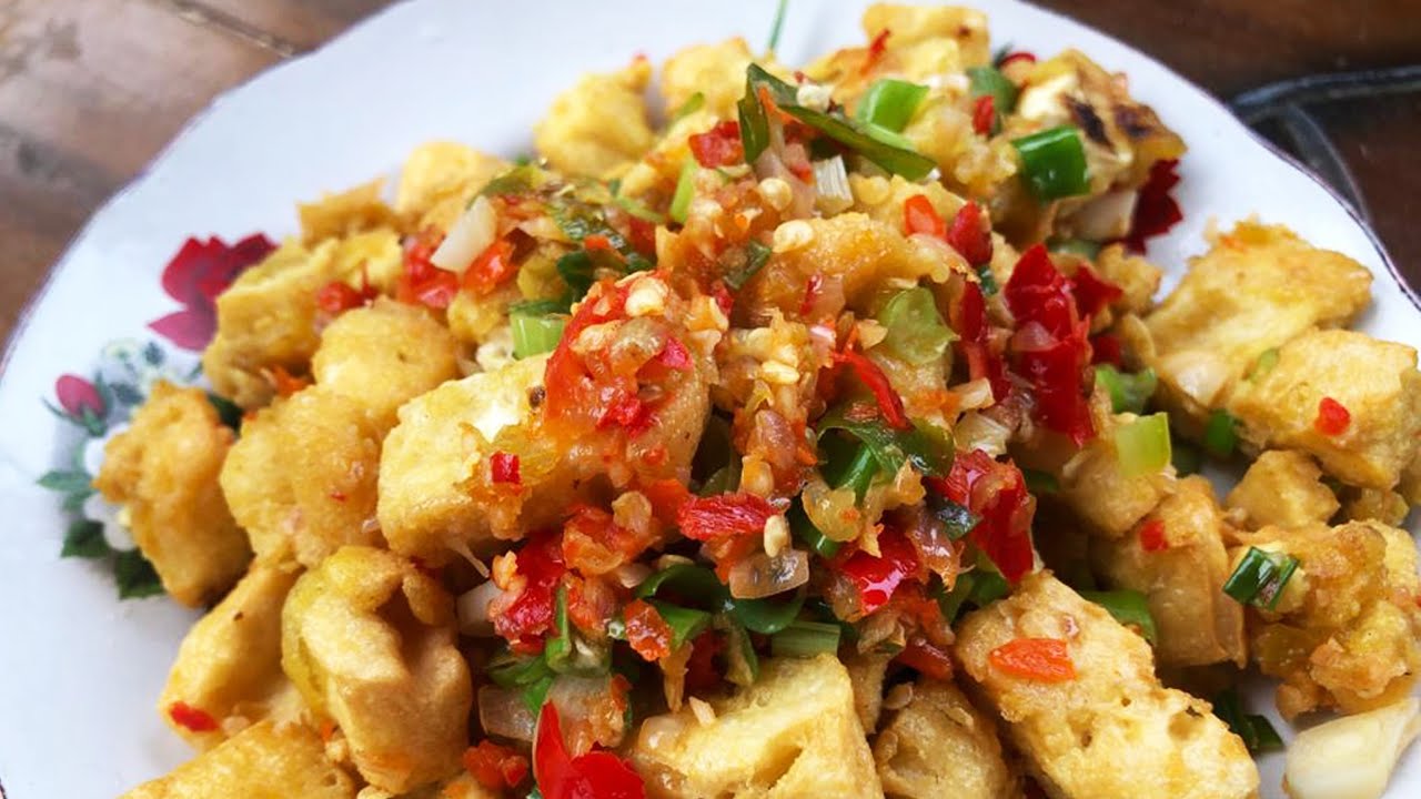 CARA OLAH TAHU JADI BINTANG 5!!! RESEP TAHU CABE GARAM CHINESE FOOD ...