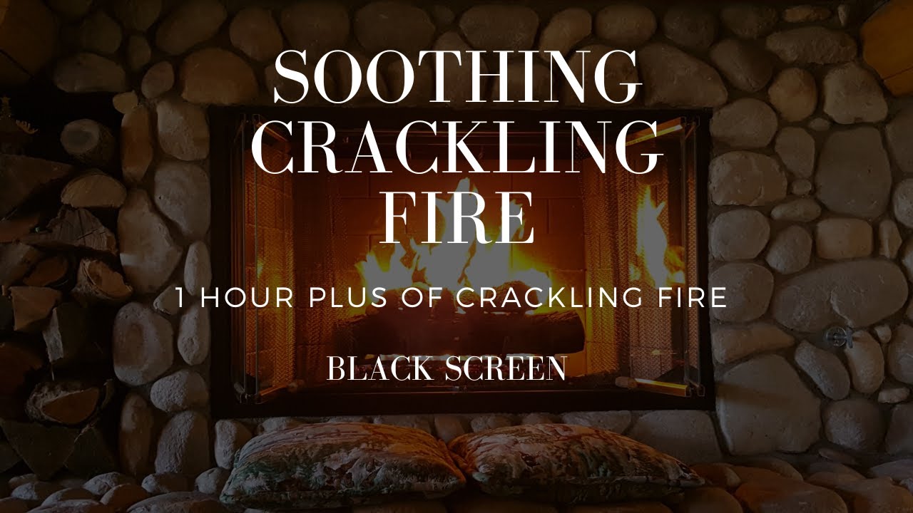 EPIC Crackling Fire | Fireplace Sounds | Black Screen | Relaxation Fire ...