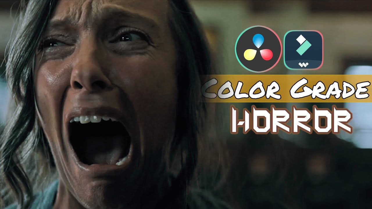 Color Grading Horror LOOK in Filmora 14 Easy TRICK (Copying Hollywood ...