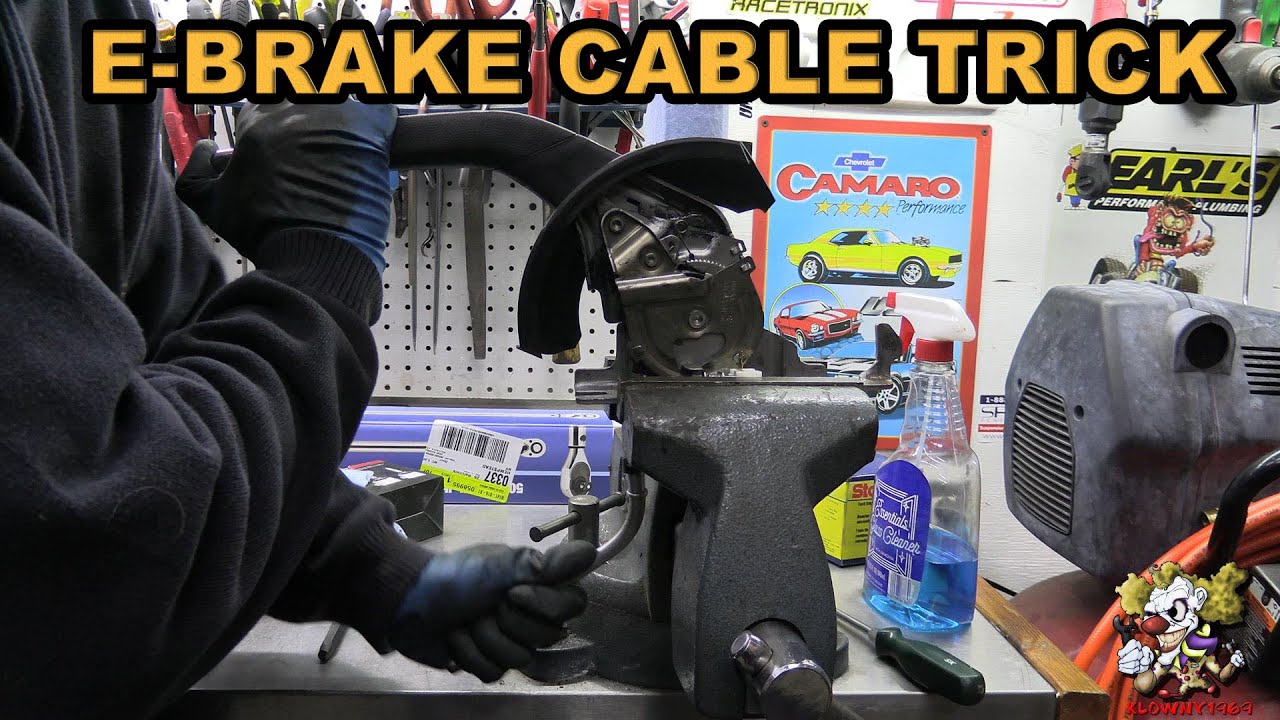 How To Extend and Retract A Parking Brake Cable - Camaro 2010-2015 ...