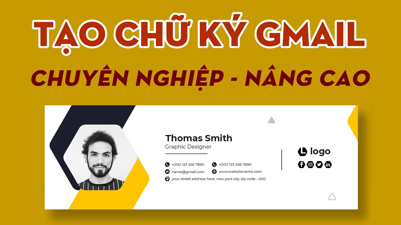 Hướng Dẫn Tạo Chữ Ký Gmail Chuyên Nghiệp Cách Tạo Chữ Ký Email Chuyên