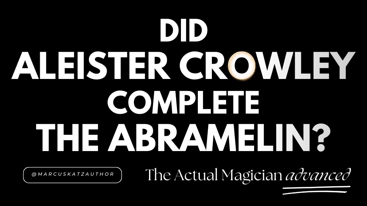 Did Aleister Crowley complete the #Abramelin Ritual? Actual Magician ...