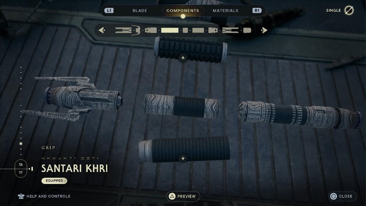 How to create Mace Windu's Lightsaber in STAR WARS Jedi: Survivor - YouTube