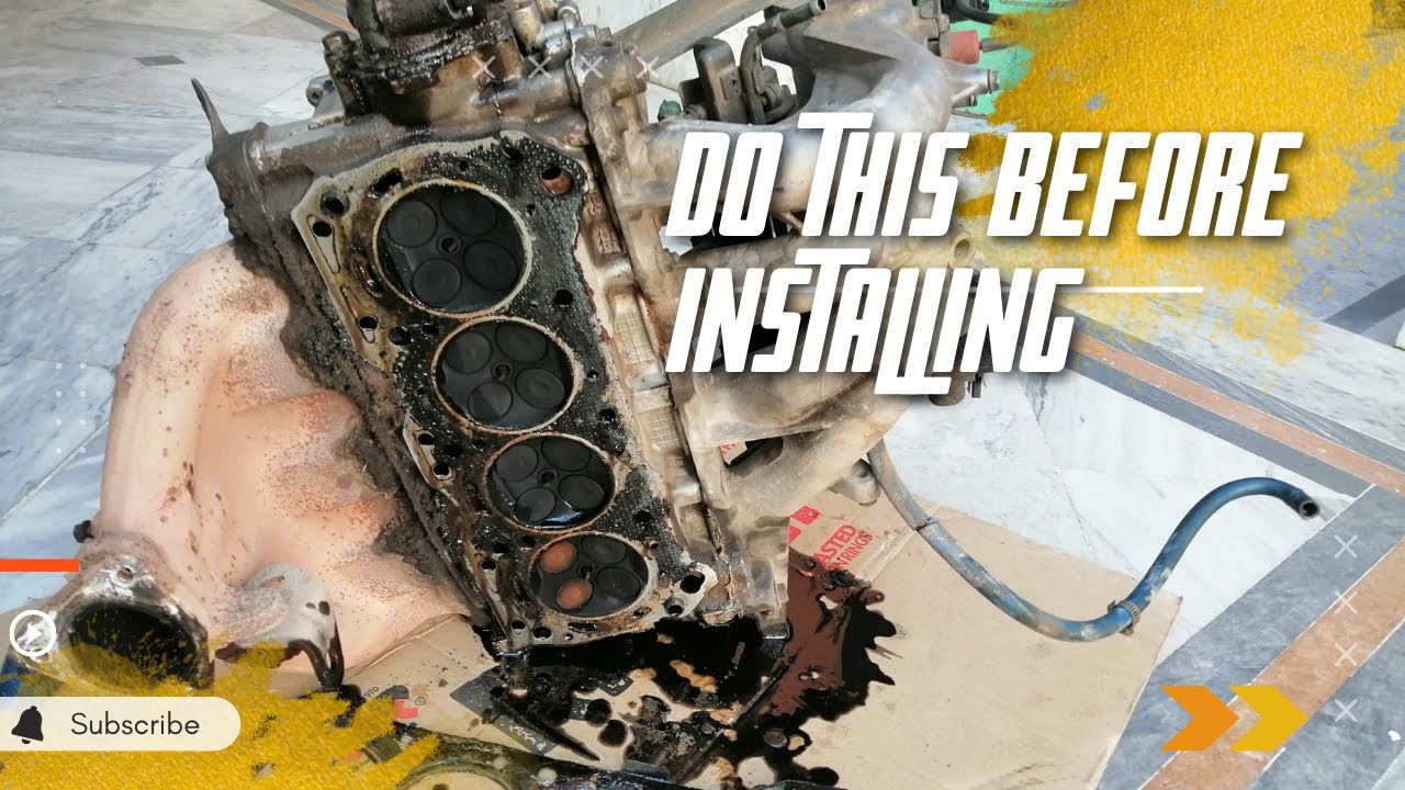 How to Prepare Engine Surfaces for Gasket Installation (Suzuki Baleno) - YouTube