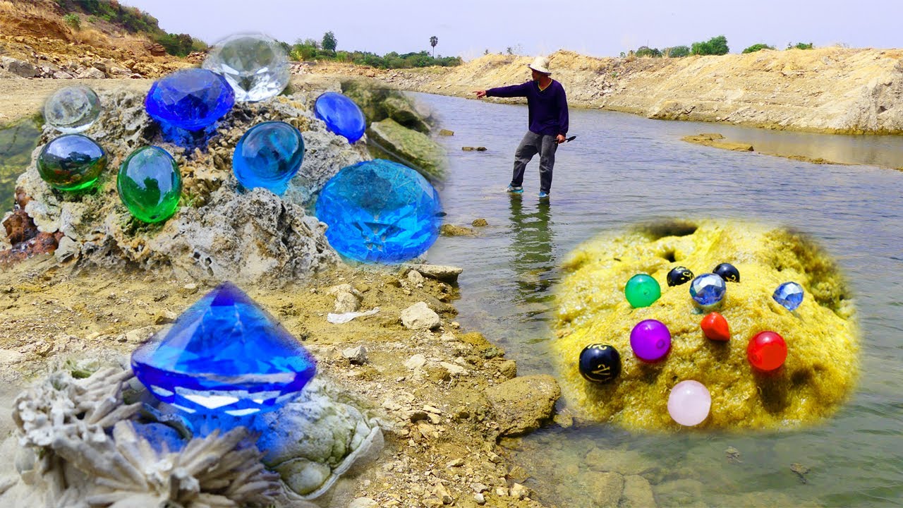 Stunning gold ores are hidden underground, along with gold and diamonds ...