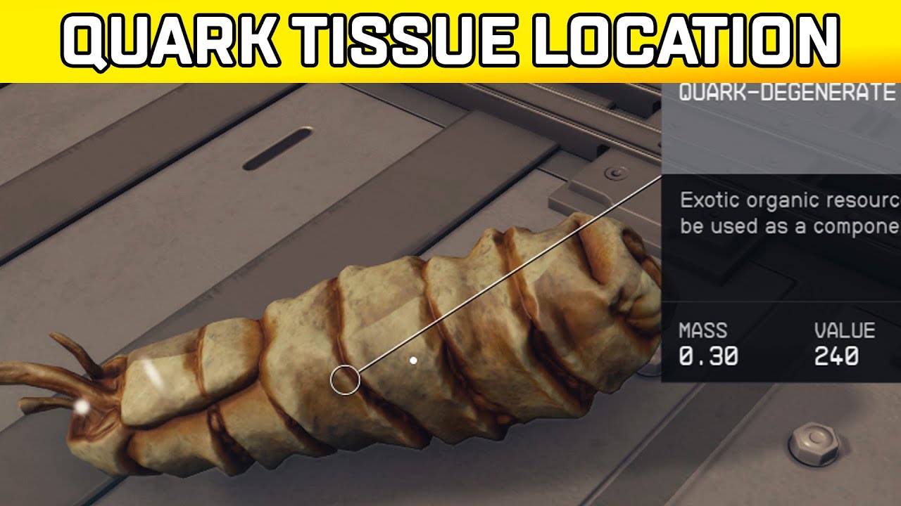 Starfield Where To Find Quark Degenerate Tissue - YouTube