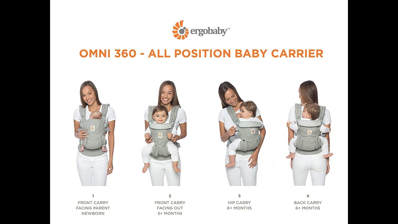 Ergobaby Omni 360 All-Position Baby Carrier for Newborn to Toddler with ...