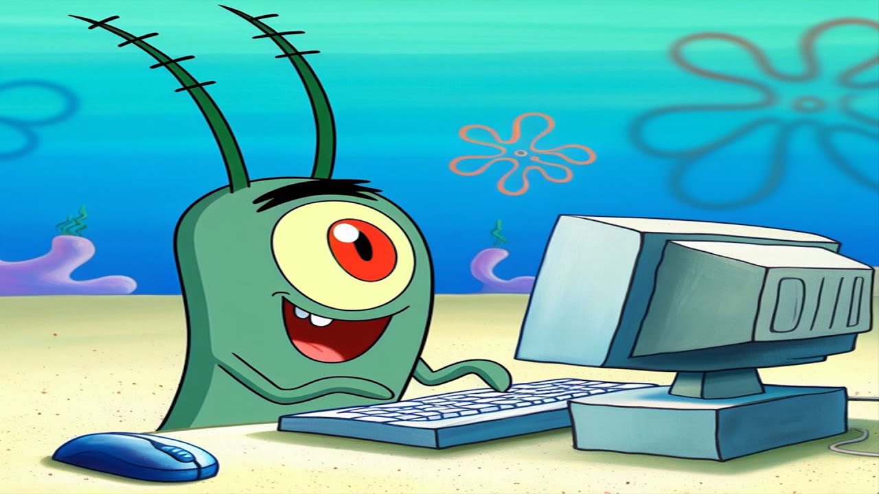 Plankton makes accounts and submits topics... - YouTube