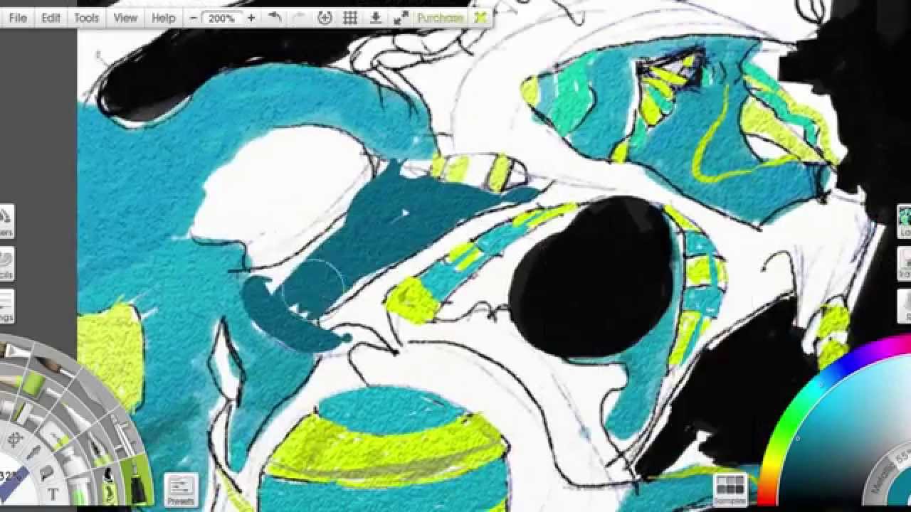 Alien From Another World - Speed Painting - YouTube