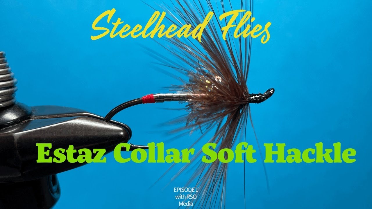 Steelhead Fly Tying- Estaz Collar Soft Hackle - YouTube