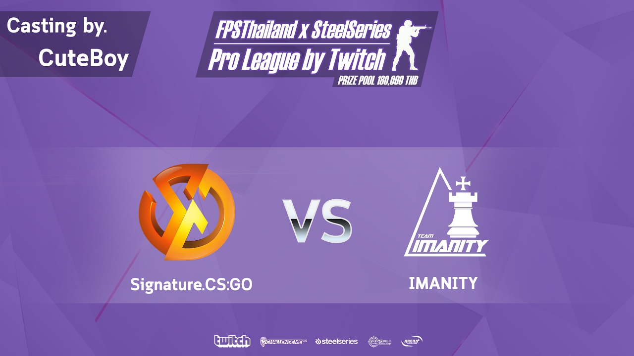 CS:GO Pro League Season 1 - Round 3 : Signature.CS:GO vs. Imanity - YouTube