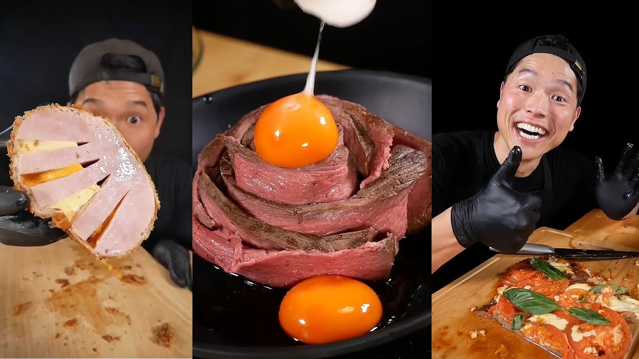 ASMR Best Of Delicious Bayashi Food #61 MUKBANG COOKING [REVERSE] - YouTube