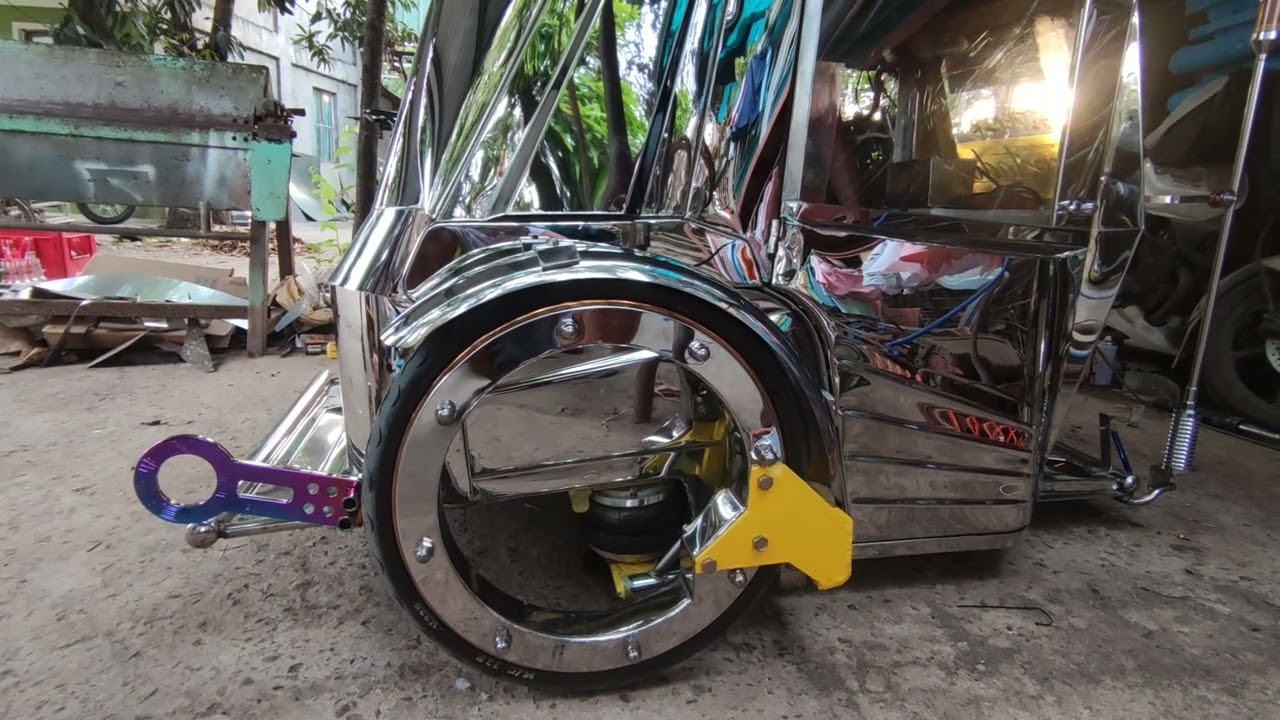 hubless trike airsuspension - YouTube