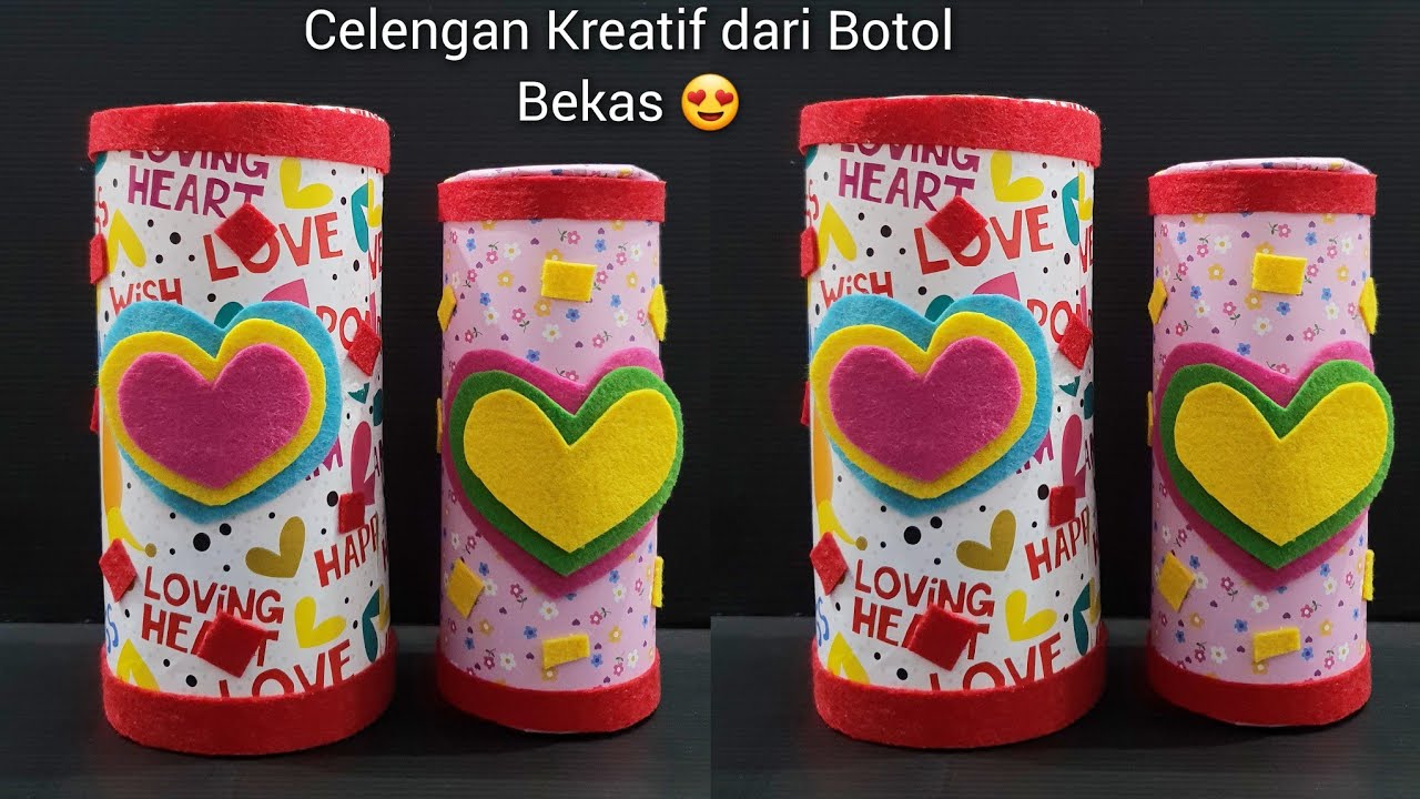 Diy Cara Membuat Celengan dari Botol Bekas Kardus dan Kain Flanel ...