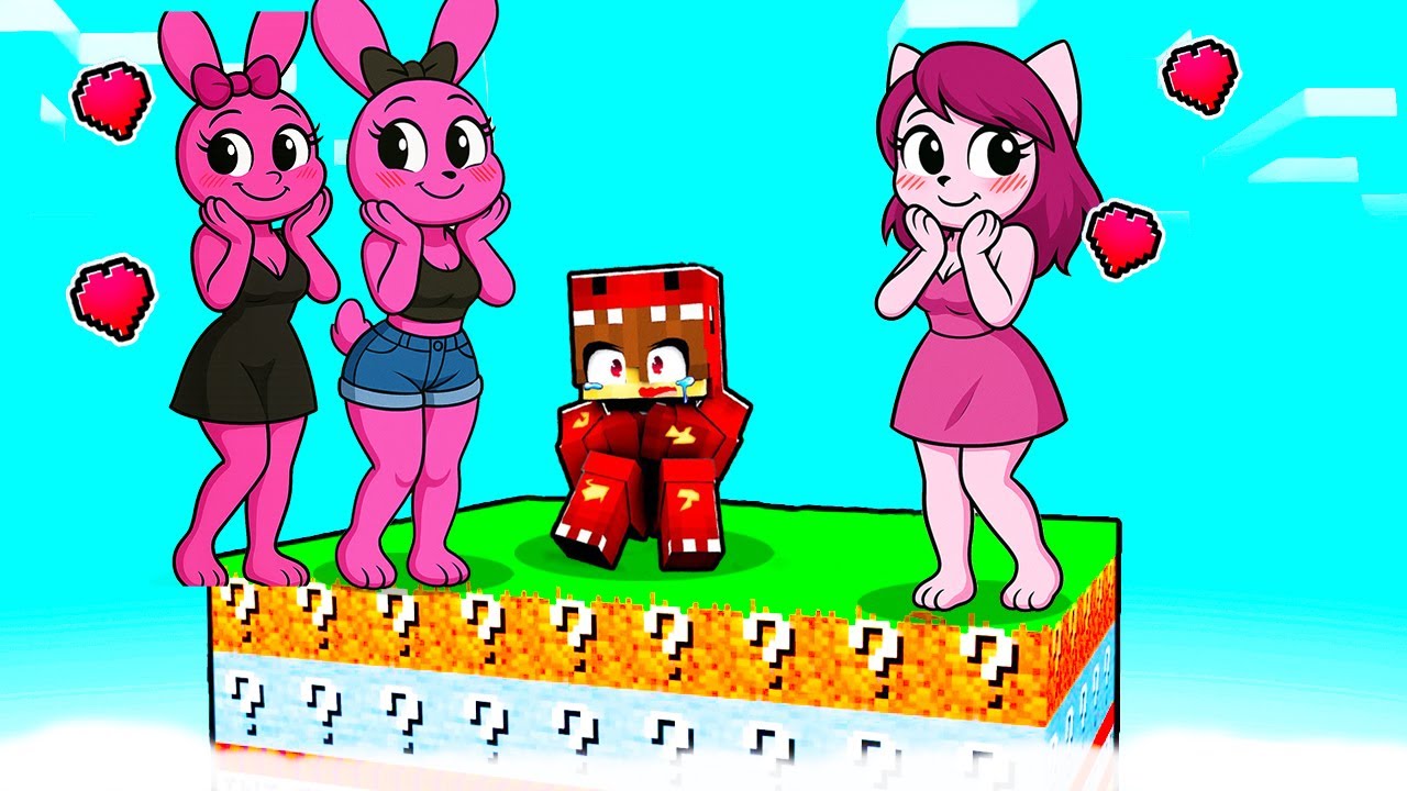 PINKI GIRLS Have a CRUSH on MAWIE on ONE CHUNK! - YouTube
