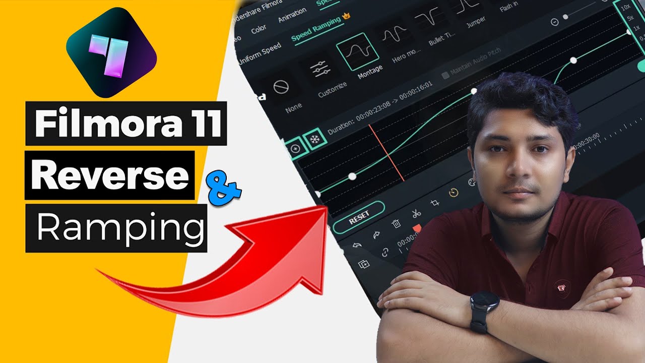 Reverse Video & Audio Ramping on Filmora || Video Editing Bangla Tutorial - YouTube