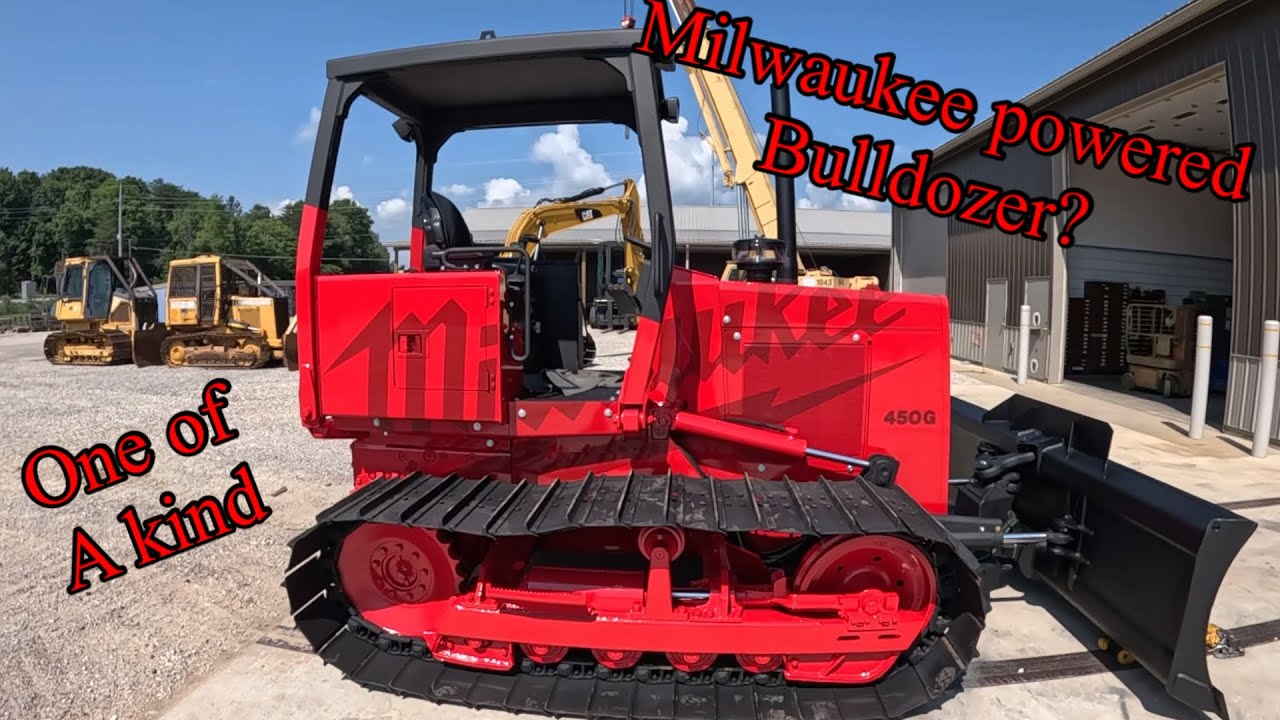 Worlds first Milwaukee Tools bulldozer #milwaukeetools # ...