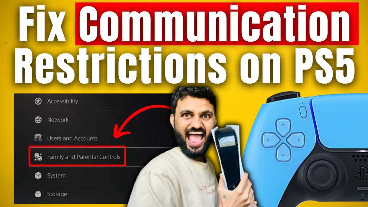 How to Fix Communication Restrictions on PS5 ⚡#playstation5 #ps5 - YouTube